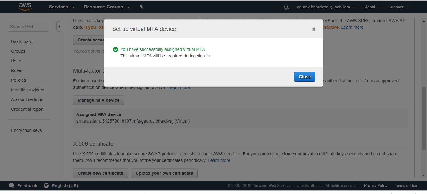 How to Setup Multifactor Authentication (MFA) for your AWS account ...